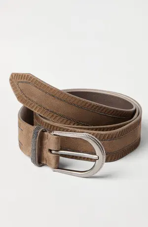 Brunello Cucinelli Suede Belt