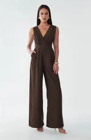 BWLDR Parker Jumpsuit Chocolate