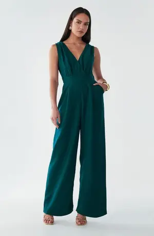 BWLDR Parker Jumpsuit - Emerald