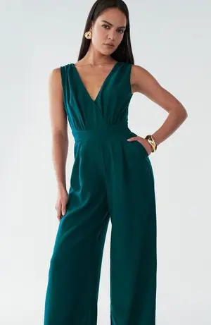 BWLDR Parker Jumpsuit - Emerald