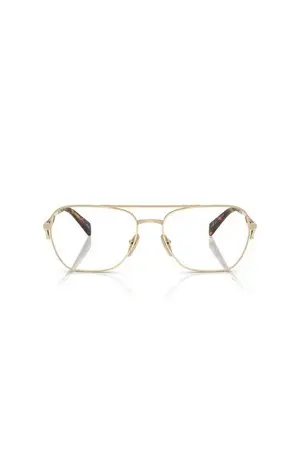 Prada 57mm Pilot Optical Glasses