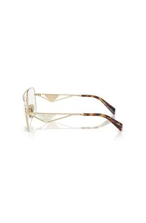 Prada 57mm Pilot Optical Glasses