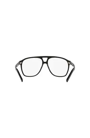 Saint Laurent 58mm Pilot Optical Glasses - Black