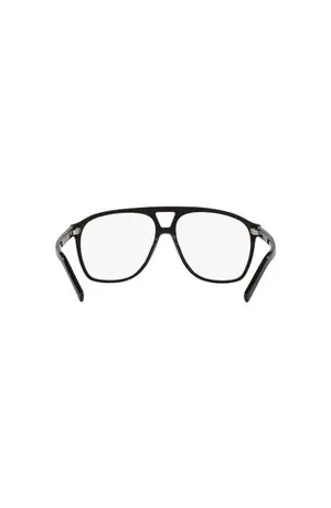 Saint Laurent Acetate Pilot Optical Glasses - Black