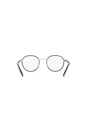Saint Laurent 49mm Round Optical Glasses - Black