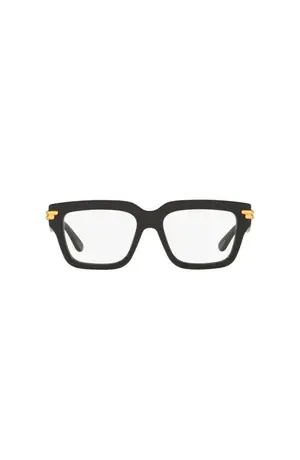 Bottega Veneta 53mm Rectangle Optical Glasses - Black