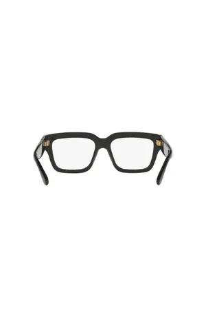 Bottega Veneta 53mm Rectangle Optical Glasses - Black