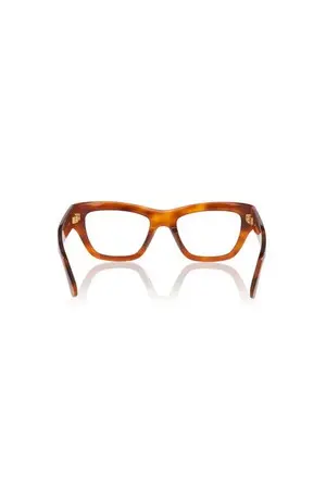 Bottega Veneta 51mm Rectangle Optical Glasses