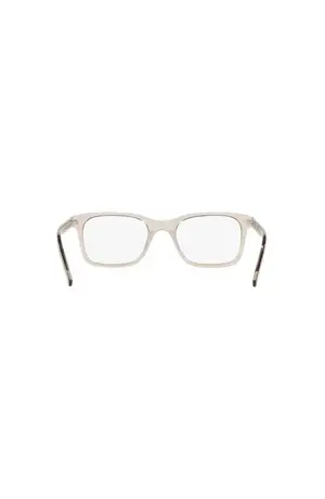Saint Laurent 51mm Rectangle Optical Glasses - Brown