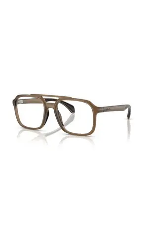 Moncler 54mm Square Optical Glasses - Brown