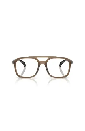 Moncler 54mm Square Optical Glasses - Brown