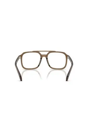 Moncler 54mm Square Optical Glasses - Brown