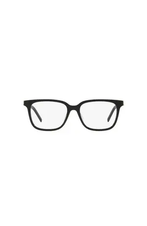 Saint Laurent 55mm Rectangle Optical Glasses - Black