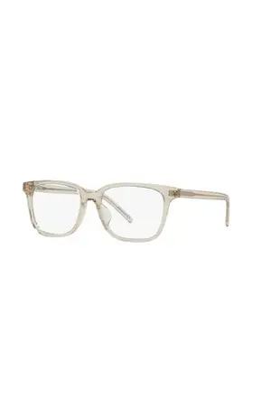 Saint Laurent 55mm Rectangle Optical Glasses - Blue