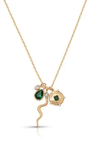 Ettika Serpentina Charm Necklace