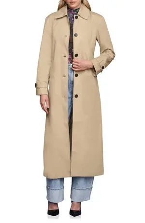 Avec Les Filles Belted Longline Trench Coat