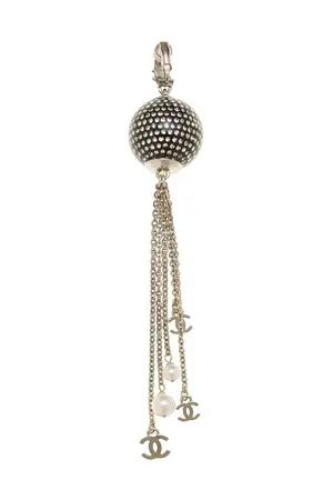 Chanel Cc Disco Ball Earrings