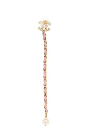 Chanel Dangle Earrings - Pink