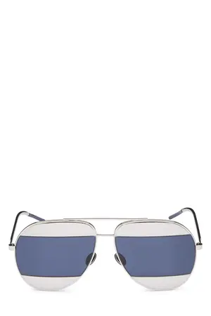Dior Metal Split 1 Sunglasses - Silver