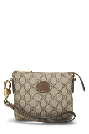 Gucci Original Gg Supreme Convertible Wristlet