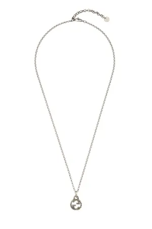 Gucci Interlocking Gg Necklace - Silver