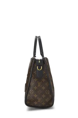 LOUIS VUITTON Monogram Canvas Top Handle Bag - Black