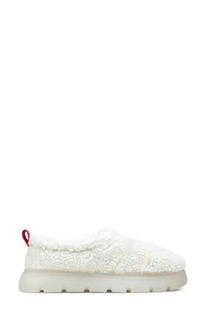 Hunter Madison Faux Shearling Clogs - Creamy Off White/signature