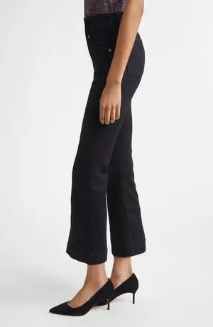 Veronica Beard Carson Seamed High-waist Flare Jeans