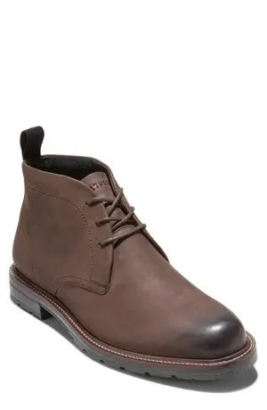 Cole Haan Roundhill Grand Waterproof Chukka Boot - Dark Chocolate Nubuck
