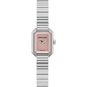 FERRAGAMO Crystal Petite Bracelet Watch - Pink