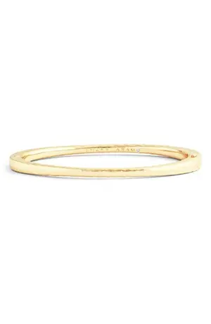 ANABEL ARAM JEWELRY Farrier Thin Hinged Bangle - Gold