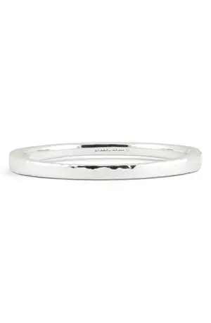 ANABEL ARAM JEWELRY Farrier Medium Hinged Bangle - Silver