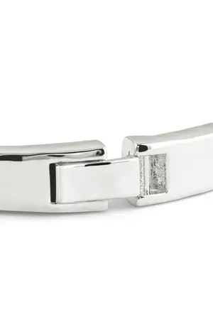 ANABEL ARAM JEWELRY Farrier Medium Hinged Bangle - Silver