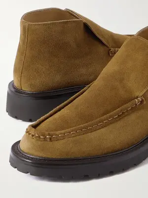 Legres Suede Ankle Boots - Brown