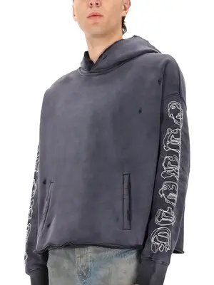 PURPLE BRAND Hooded Sweatshirt - Black
