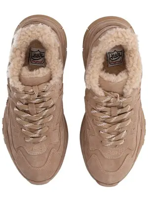 Ash Addict Bis Fur Sneakers - Brown