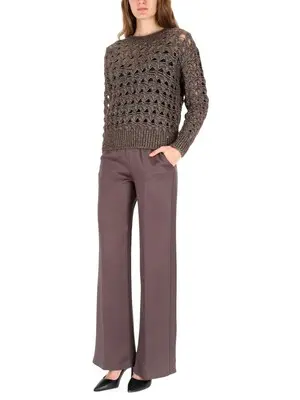 Herno Perforated Mesh Top - Brown