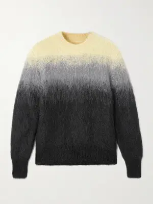 JIL SANDER Dégradé Mohair-blend Sweater