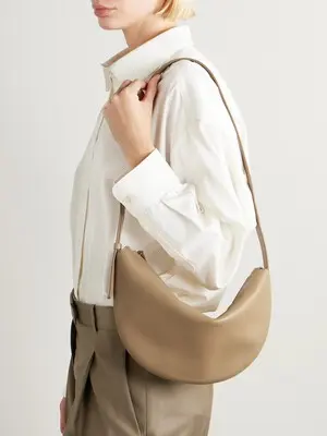 THE ROW Jouvettte Leather Shoulder Bag