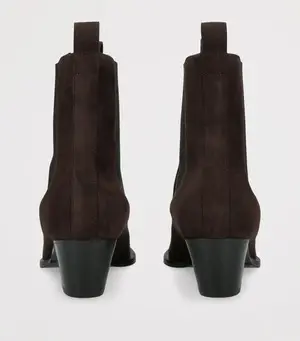 TOTEME Suede City Ankle Boots