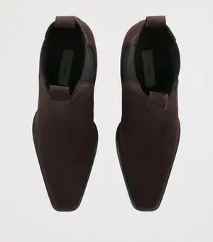 TOTEME Suede City Ankle Boots