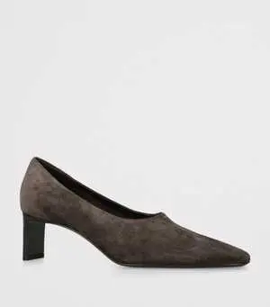 Khaite Suede Celia Pumps