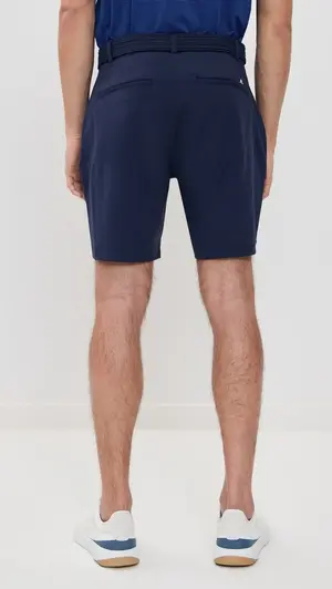 REDVANLY Varick Pull-on 7.5-inch Shorts - Midnight Navy