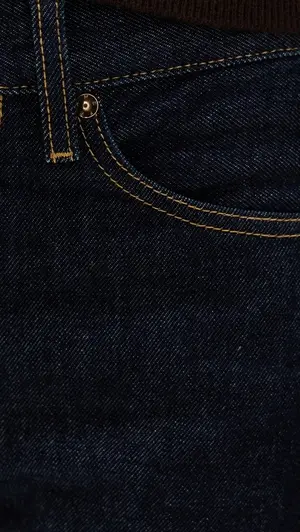 FRAME The Vertical Straight Leg Jeans - Rinse