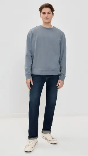 FAIR HARBOR The Saltaire Crew Neck Sweatshirt - Maritime