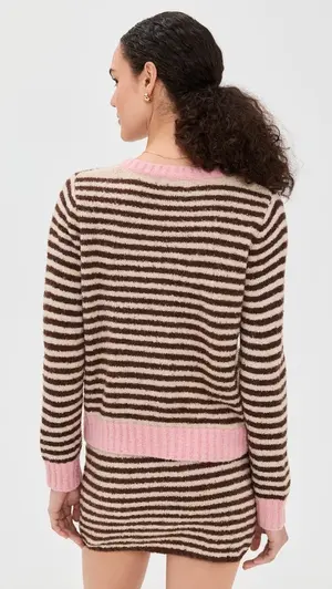 ANOTHER GIRL Stripe Cardigan