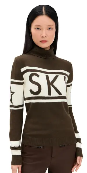 Perfect Moment Schild Sweater - Chocolate