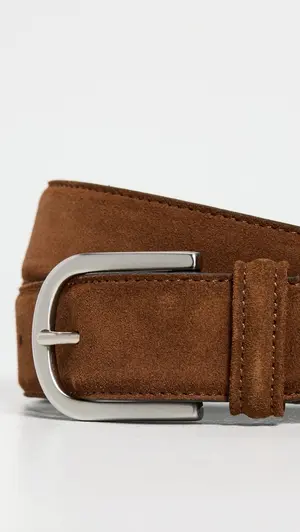 Anderson's Suede Belt - Medium Brown M3
