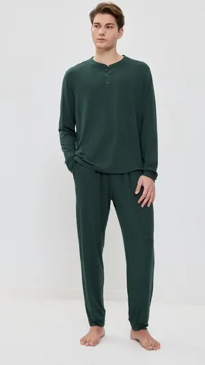 Eberjey Henry Long Pj Set