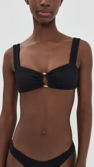 L*Space Willow Bikini Top - Black